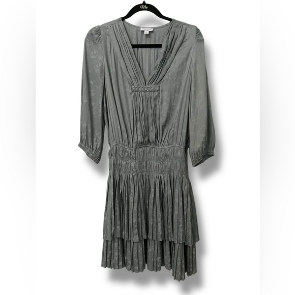 Current Air | Dresses | Current Air Animal Print Smocked Waist Dress ...